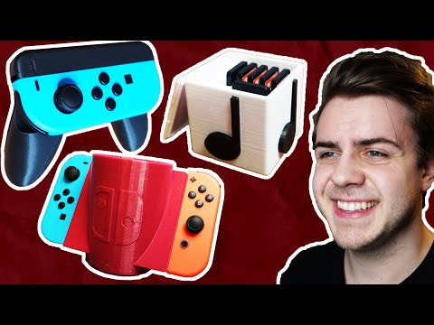 I 3D Printed 10 Custom Accessories for my Nintendo Switch - Infinite Bits