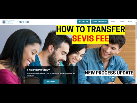 HOW TO TRANSFER SEVIS FEE FROM ONE UNIVERSITY TO ANOTHER | This video covers the new process in 2024