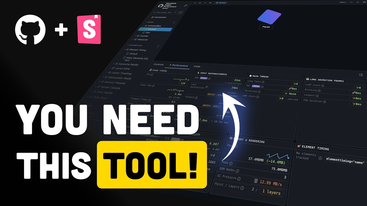 Fix Slow React Components in Seconds! (New GitHub Storybook Addon)