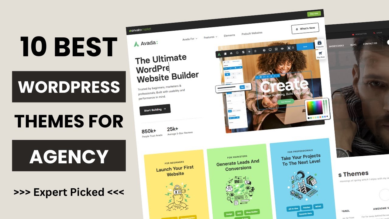 10 Best Creative Agency Wordpress Themes 2025 | Creative Agency Website