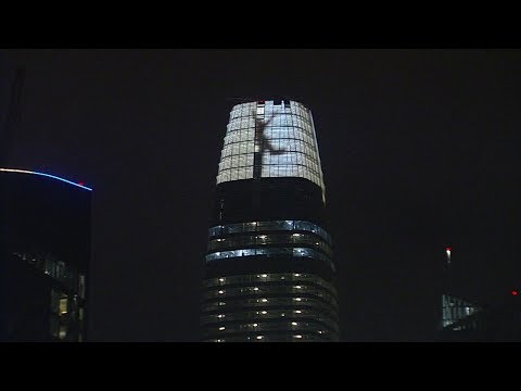 Salesforce Tower light installation brightens up SF skyline