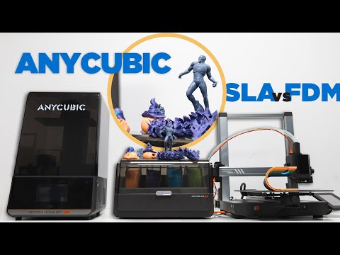 ANYCUBIC 3D Printers - Kobra 3 Combo & Photon Mono M7 Pro: FDM or Stereolithography (SLA)?