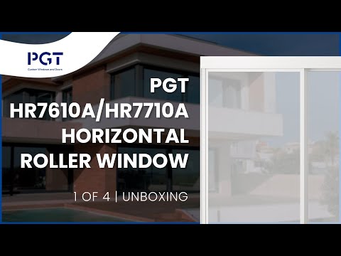 1 of 4 -PGT Classic Vue Max HR7610A/ Winguard 7710A Horizontal Roller Window - Unboxing