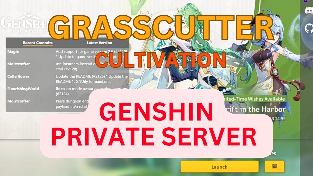 Genshin Impact Private Server 3.6 | Grasscutter Cultivation | local host
