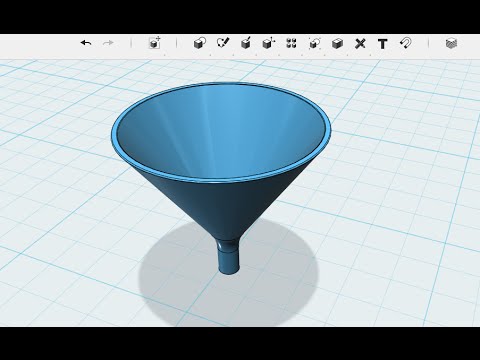 123D Design: Funnel – Drafting, Modeling and 3D Printing with Lydia ...