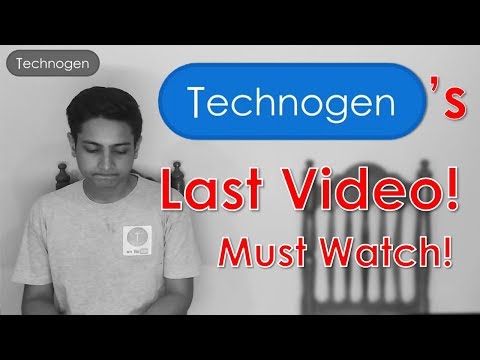 Last Video of Technogen... 😢 Must watch!
