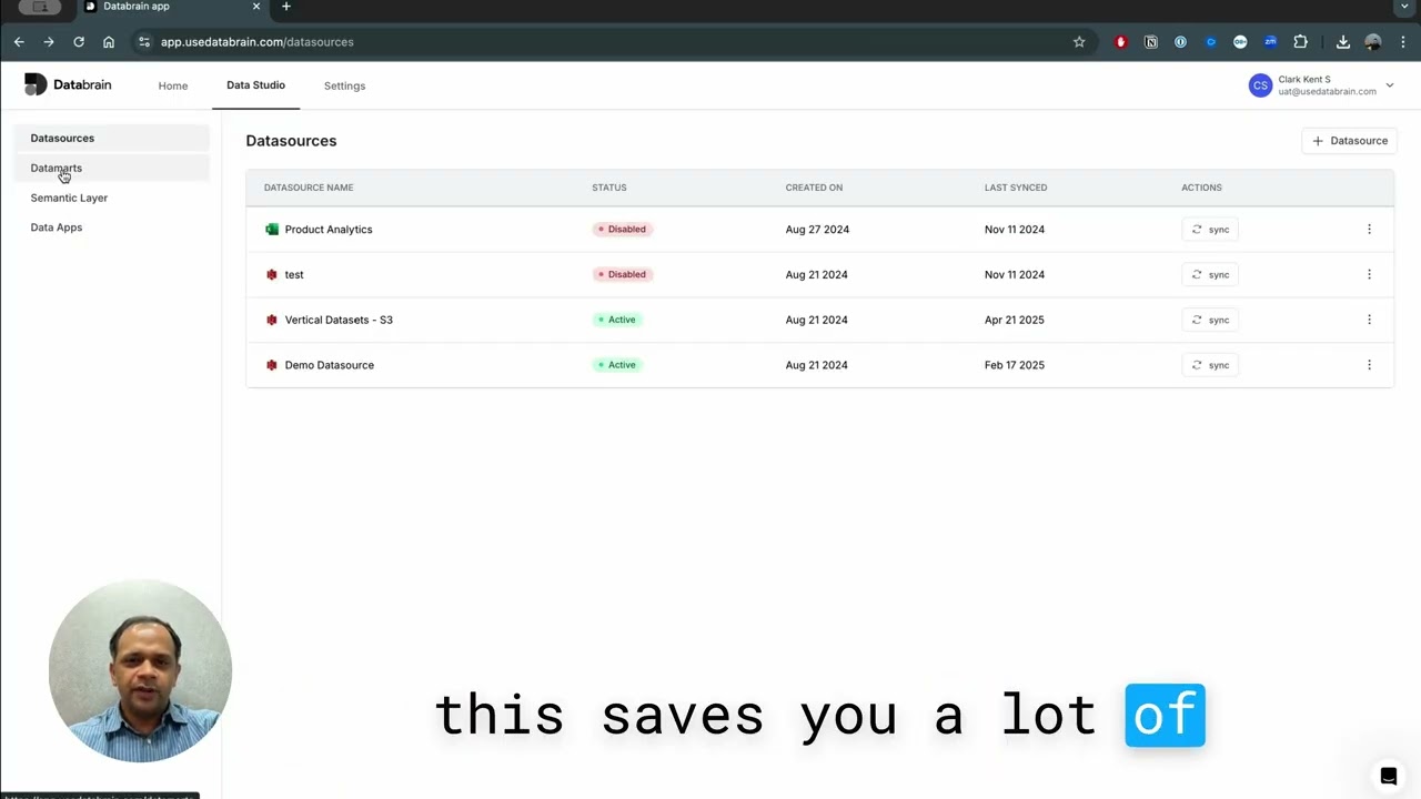 Multi tenant dashboards with Databrain in under 2 minutes