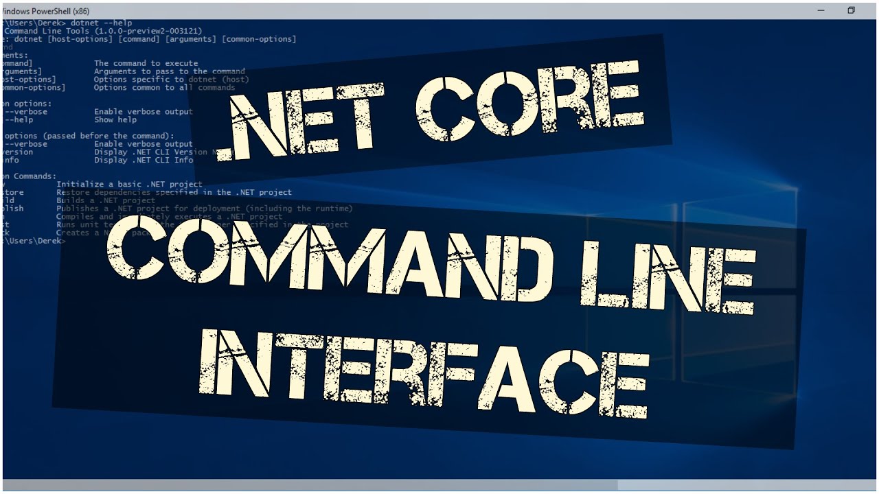.NET Core Command Line Interface (CLI) | Learn the Basics