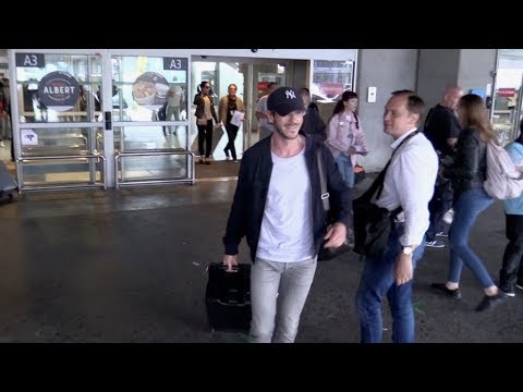 EXCLUSIVE : Gaspard Ulliel arriving at Nice airport for Cannes Film Festival