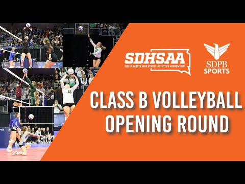 Class B - 2023 State Volleyball Tournament (Afternoon Session) | SDPB Sports
