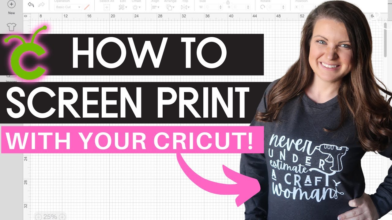 How To Screen Print a Shirt (& more) with a Cricut! Full Screen Printing Tutorial, Start to Finish