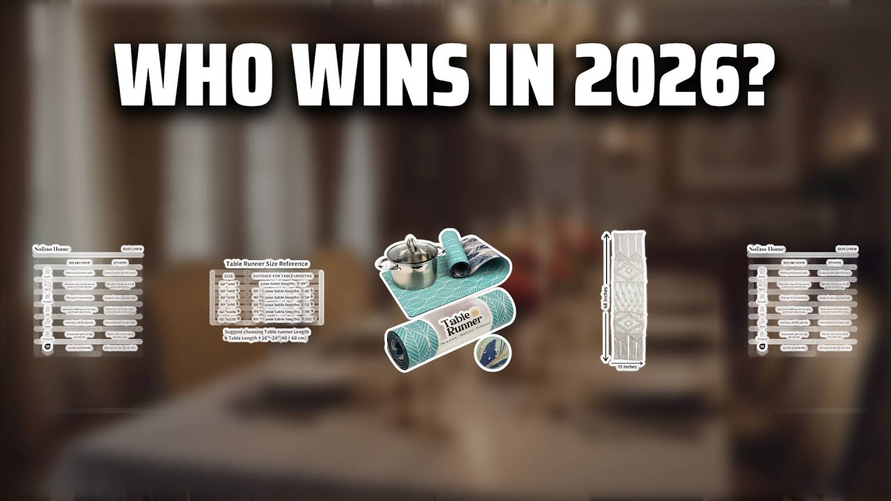 The Top 5 Best 48 Inch Table Runner in 2026 - Must Watch Before Buying!