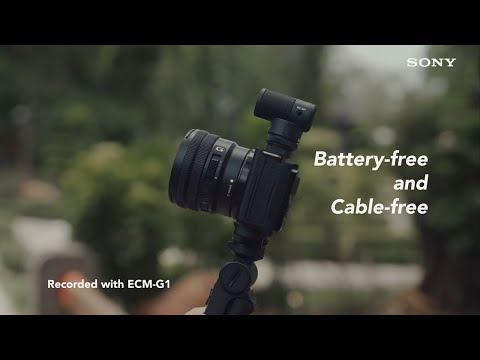 Sony ECM-G1 Microphone | A Lightweight & Simple Audio Solution