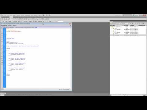 Developing a Dynamic Web site start to finish | Part 5 - Starting the Template System & PHP