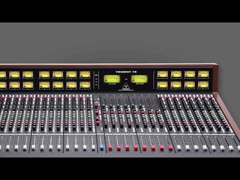 Trident 78-16 VU Meter Bridge Console with Custom Buso Audio | Reverb