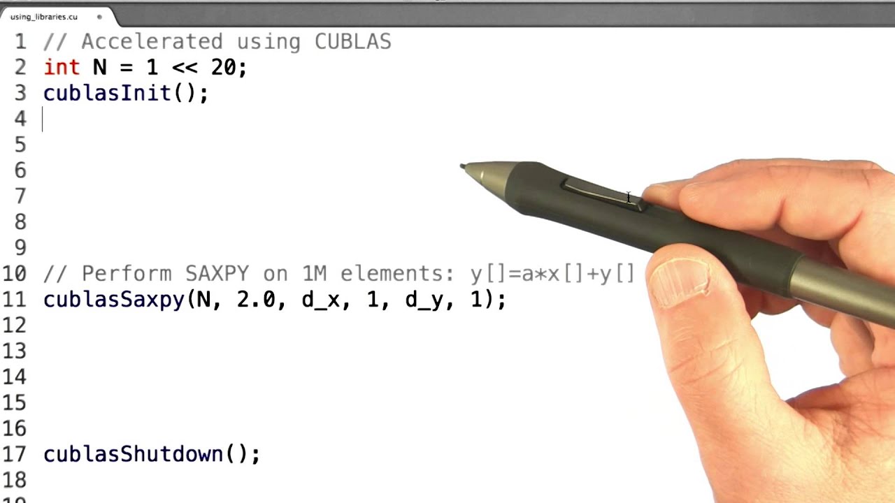 cuBLAS - Intro to Parallel Programming