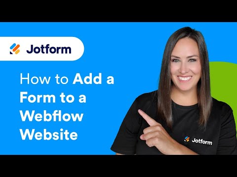 How to Add a Form to Webflow