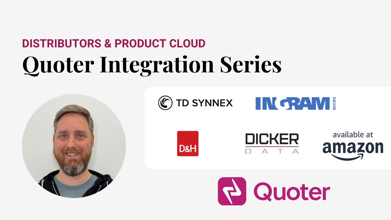 Quoter + Distributor Integrations & Product Cloud