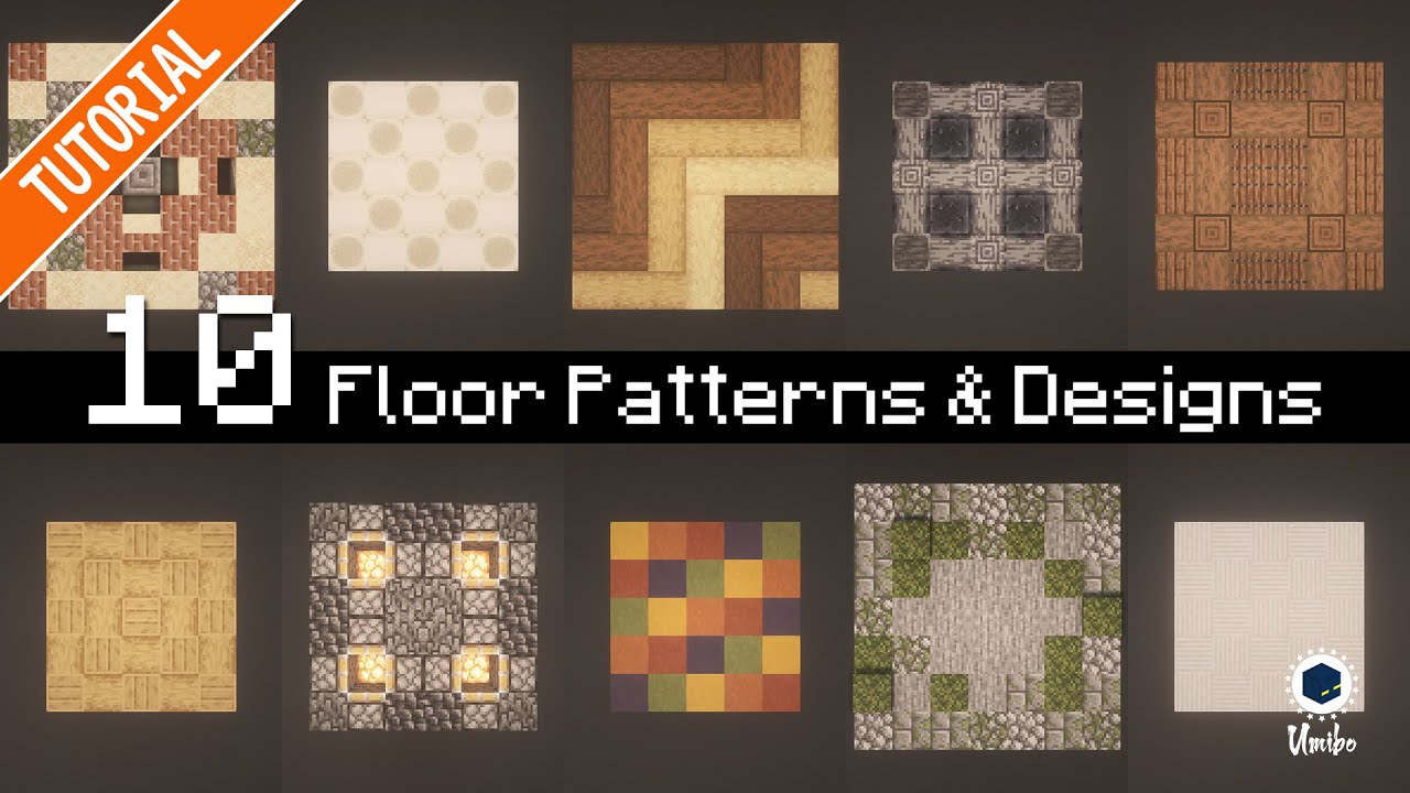 10 Floor Patterns and Designs for Minecraft