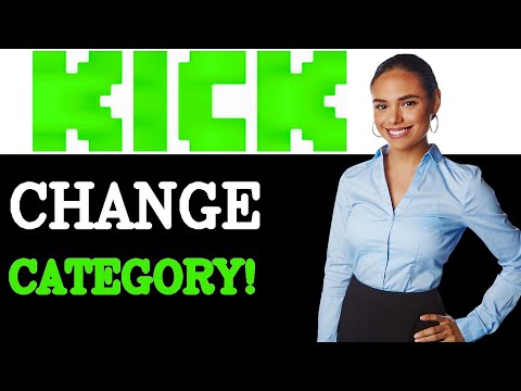 How To Change Game Category On Kick (2025)