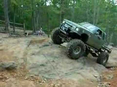 Climbing Kodak Rock at Uwharrie (Labor Day 06)