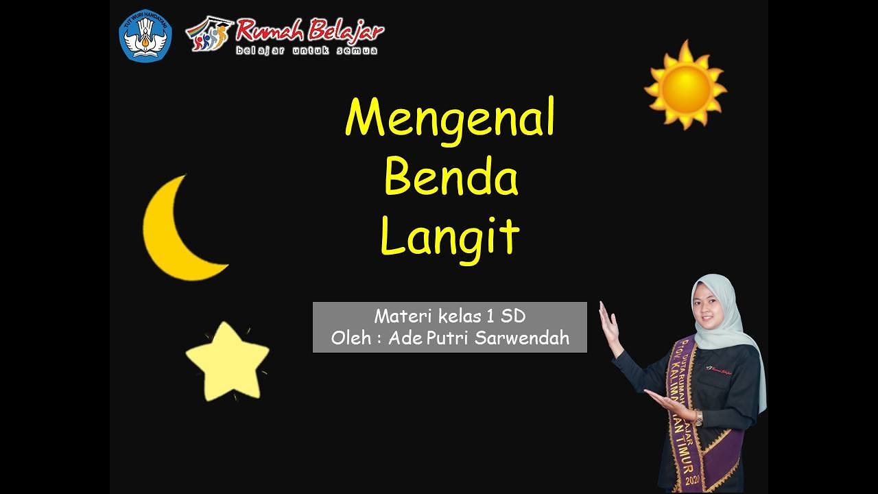 Mengenal Benda Langit, Materi Kelas 1 SD