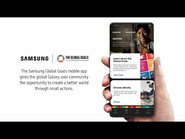 Samsung Global Goals app helps Galaxy users make the world better ...