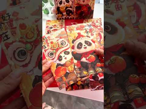 New Year's red envelopes are here. Each one has a very good texture. New Year's red envelopes. R