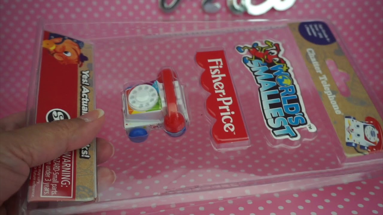 World's Smallest Fisher Price Chatter Telephone