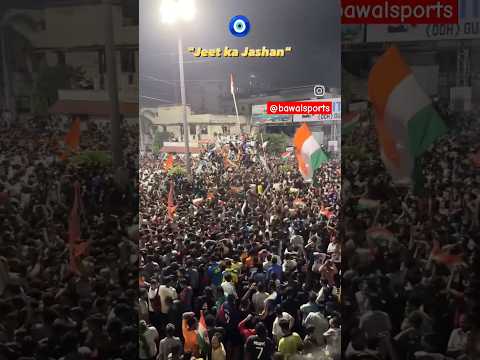 indian fans celebration after win t20 world cup final ind cs sa t20 world cup highlights 2024#shorts