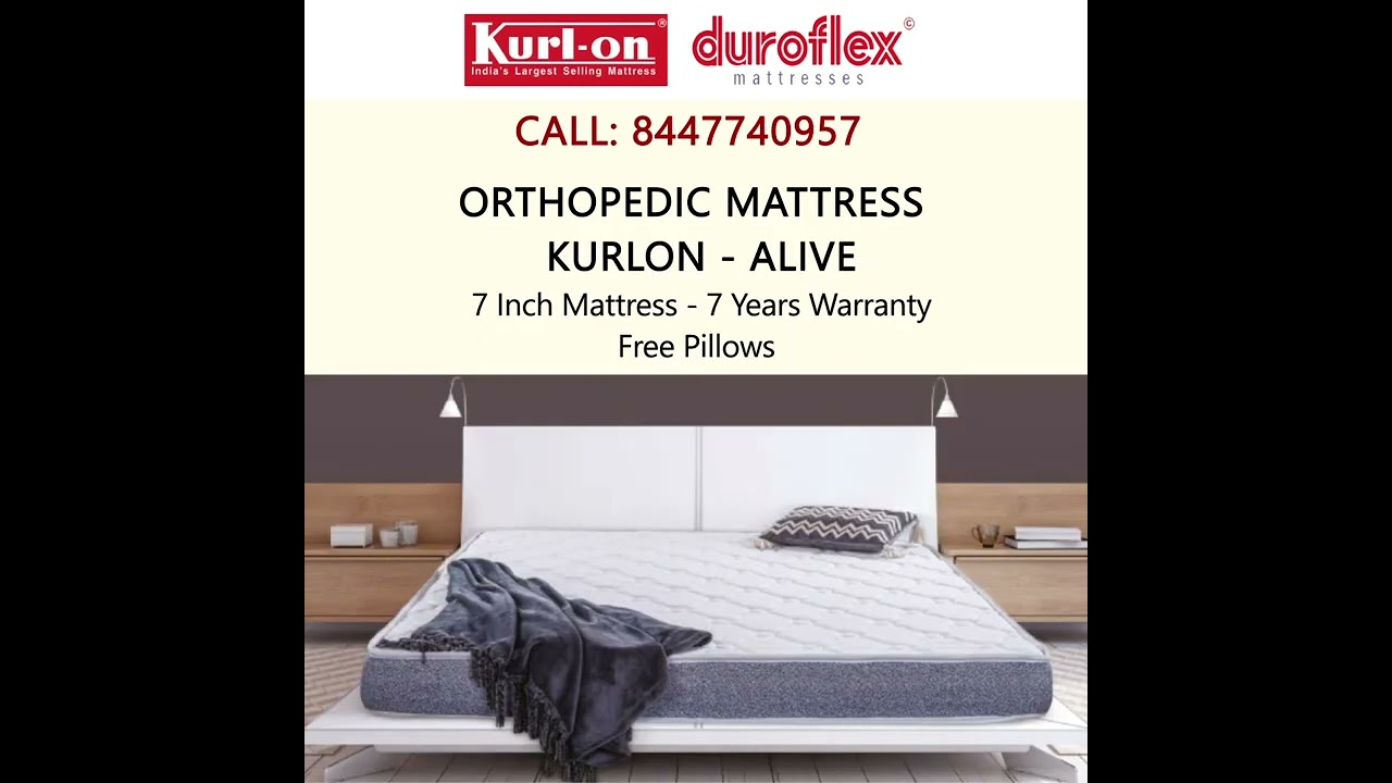 Orthopedic Mattress Collections by Duroflex & Kurlon