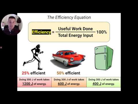 Physics Lesson - Efficiency