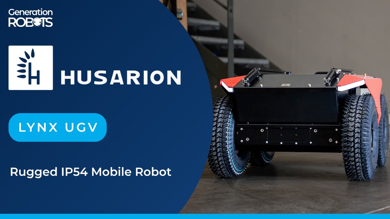 Husarion Lynx: Rugged IP54 Mobile Robot Platform for Research & Industry