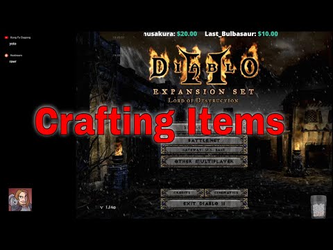 D2R - Crafting Items For GGM's Hero Editor Item Pack