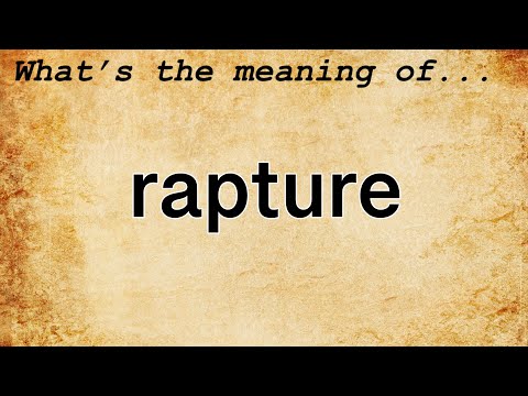 Rapture Meaning | Definition of Rapture