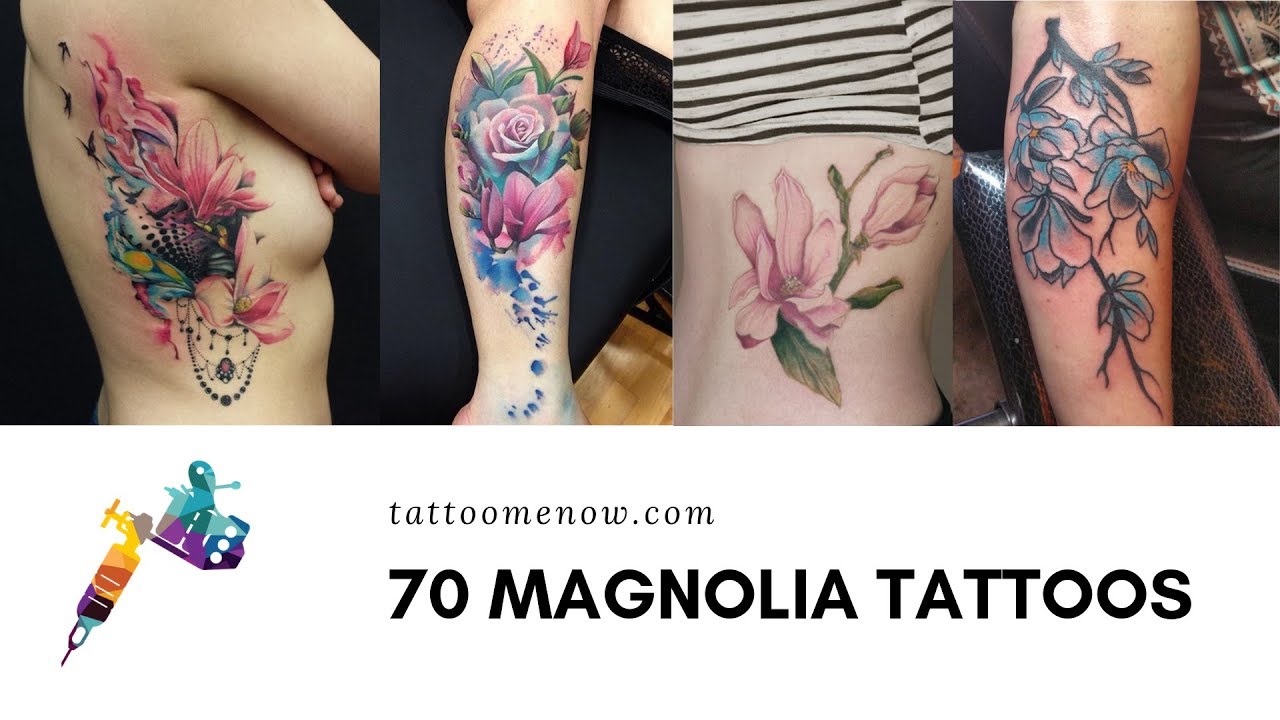 70 Amazing Magnolia Flower Tattoo and Designs