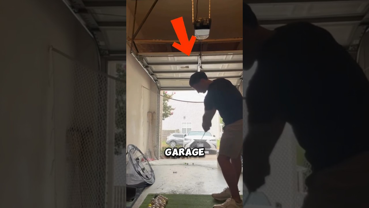 Do not golf at home... (@rmgolfs) #shorts #sports #fitness