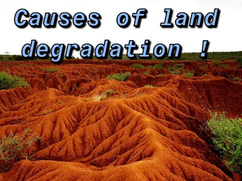 Causes of land degradation !