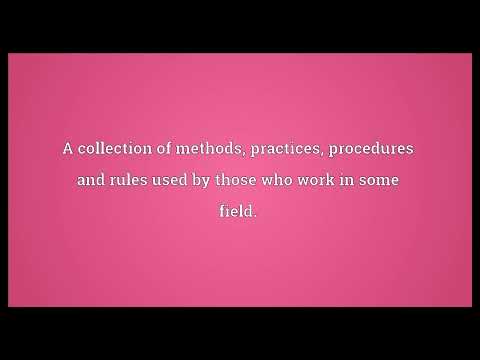 Methodology Meaning
