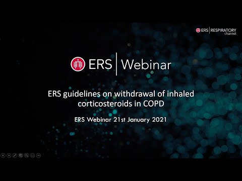 Webinar - ERS guideline on withdrawal of inhaled corticosteroids in COPD