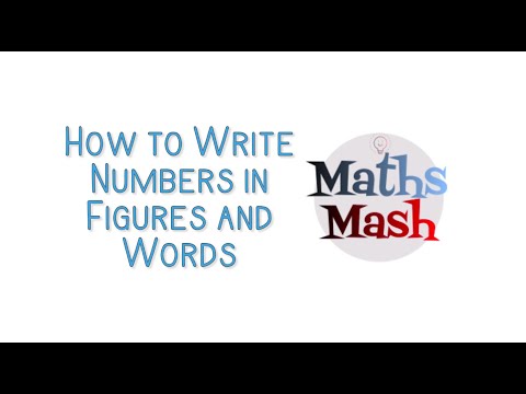 How to Write Numbers in Figures and Words