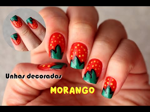 Unhas decoradas: Morango – Blog Daniela Castro
