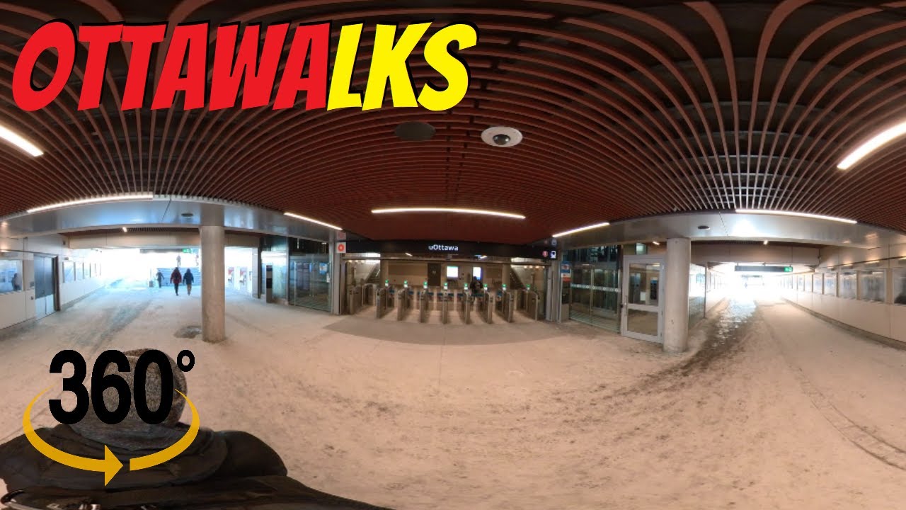 360° walk through uOttawa Campus, University of Ottawa virtual tour, January 30, 2021