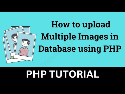 Insert multiple images in database PHP || Upload Multiple Images and Store in Database using PHP