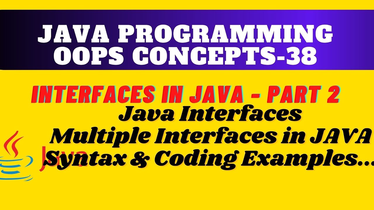 Multiple Interfaces in Java || Extending multiple interfaces with examples, #MultipleInterfaces,