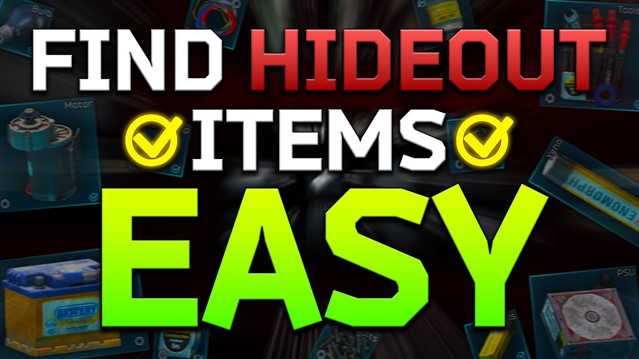 How to find Hideout Items FAST & EASY in Tarkov patch 0.16