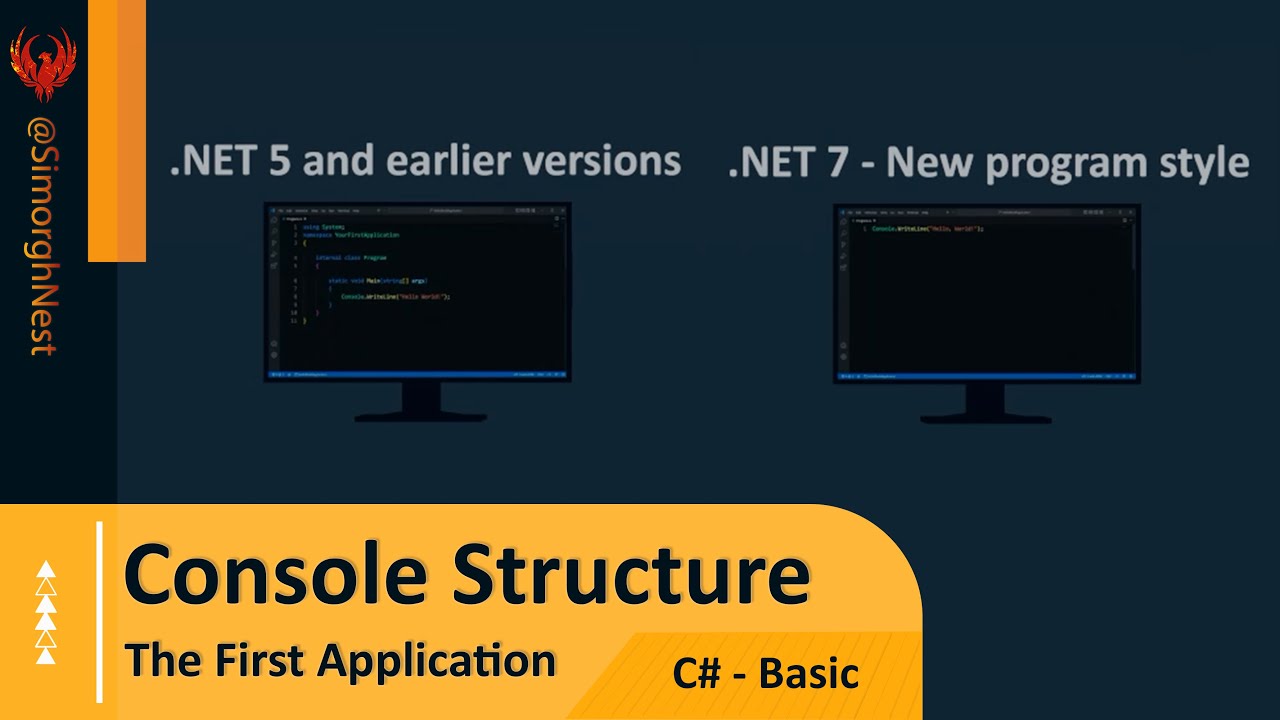 C# Tutorial - Basic - 007 - Console Application Structure