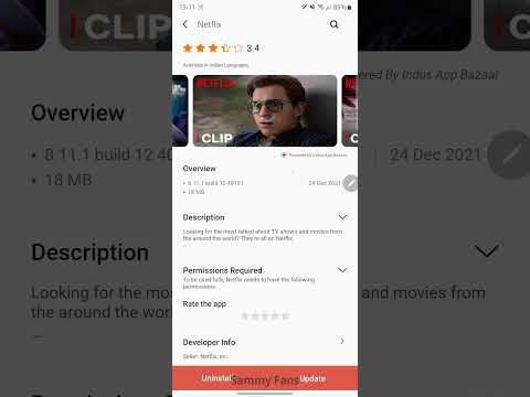 Samsung Galaxy Store Update - Netflix #Shorts