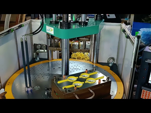 Rotary Type Vertical Injection Moulding Machine - Vertical Plastic ...