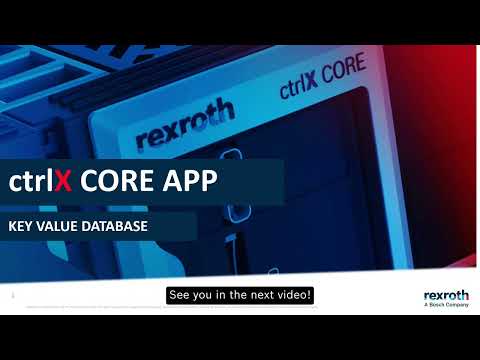 [ID] Bosch Rexroth How-To: ctrlX AUTOMATION — Key Value Database